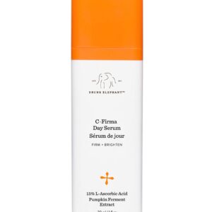 Drunk Elephant C-Firma Day Serum. Brightening and Tightening Face Serum with 15 Percent Ascorbic Acid (1 Oz / 30 mL)