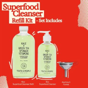 Youth To The People Superfood Cleanser Refill Kit - 8oz Pump Bottle + 16oz Refill