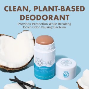 Kopari Aluminum Free Deodorant with Organic Coconut Oil | Original 2 Pack | Vegan, Gluten Free, Cruelty Free, Non-Toxic, Paraben Free, Deodorant for Men & Women, Odor Protection | 2.0 oz