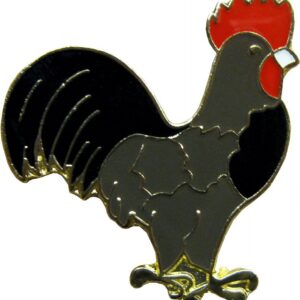 Square Deal Recordings & Supplies Rooster - Enamel Pin