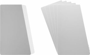 (30) comic book divider cards - sloped lesser cut - white, standard 30mil - 7" x 11" - #cxns11wh30di