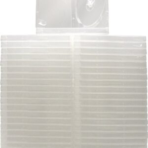 Square Deal Recordings & Supplies - (50) Empty Standard Clear 14MM Replacement Boxes - Compatible With Playstation 3 (PS3) - #VGBR14PS3CL