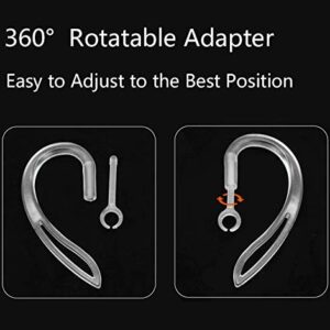 Ear Hook Compatible with AirPods Pro Compatible with AirPods 3/2/1, JNSA Ear Hooks 4 PCS 2 Pairs for AirPod Pro/3/2/1, Transparent 2Pair