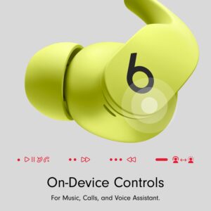 Beats Fit Pro - True Wireless Noise Cancelling Earbuds - Apple H1 Headphone Chip, Compatible with Apple & Android, Class 1 Bluetooth, Built-in Microphone, 6 Hours of Listening Time - Volt Yellow