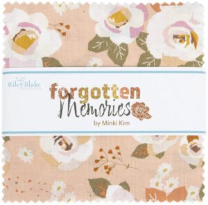 minki kim forgotten memories 5" stacker 42 5-inch squares charm pack riley blake designs 5-12750-42