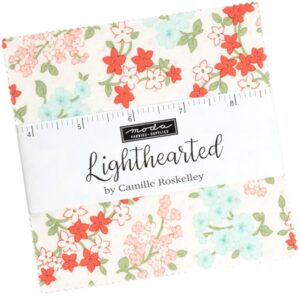 lighthearted charm pack by camille roskelley; 42-5" precut fabric quilt squares