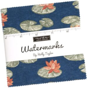 watermarks charm pack by holly taylor; 42-5" precut fabric quilt squares