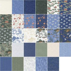 Watermarks Charm Pack by Holly Taylor; 42-5" Precut Fabric Quilt Squares