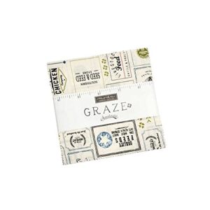 graze charm pack by sweetwater; 42-5" precut fabric quilt squares