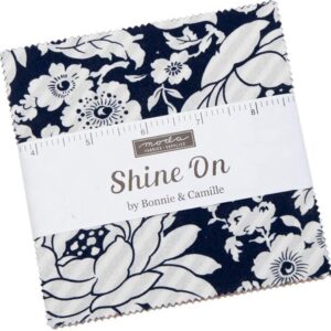 Shine On Charm Pack by Bonnie & Camille; 42-5 Inch Precut Fabric Quilt Squares