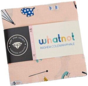 rashida coleman-hale whatnot charm pack 42 5-inch squares ruby star society rs1012pp