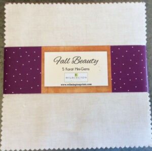 flashphoenix quality sewing fabric – fall beauty 5 karat mini gems 24 pc charm pack 5 x 5 cotton