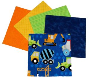 construction 5-inch charm pack for quilting - 100% cotton