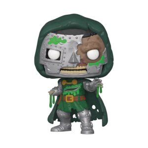 funko pop pop! marvel: marvel zombies - dr. doom multicolor, 3.75 inches