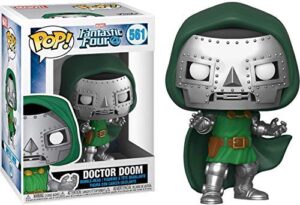 pop marvel: dr. doom fantastic four 4 doctor doom vinyl figure (bundled with ecotek pop protector to protect display box)