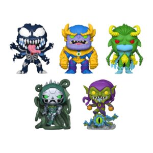 monster hunters (marvel) funko pop! complete set (5)