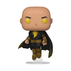 funko pop! movies: black adam - black adam flying with cape (glow), amazon exclusive, multicolor, 65031