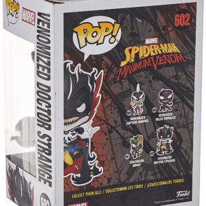 Funko Pop! Marvel: Maximum Venom - Dr. Strange, Glow in The Dark, Amazon Exclusive, Multicolor