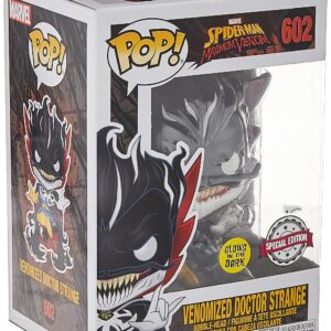 Funko Pop! Marvel: Maximum Venom - Dr. Strange, Glow in The Dark, Amazon Exclusive, Multicolor