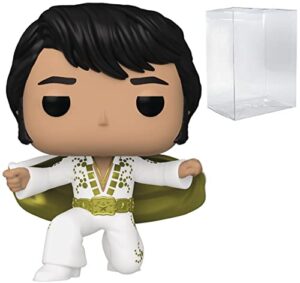 pop rocks: elvis - elvis pharaoh suit funko vinyl figure (bundled with compatible box protector case), multicolored, 3.75 inches