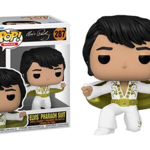 POP Rocks: Elvis - Elvis Pharaoh Suit Funko Vinyl Figure (Bundled with Compatible Box Protector Case), Multicolored, 3.75 inches