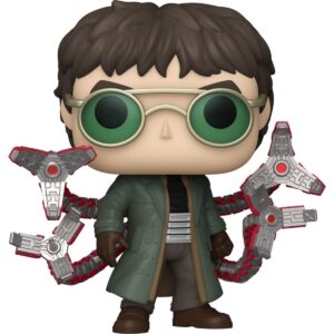 pop marvel: spider-man: no way home - doc ock funko vinyl figure (bundled with compatible box protector case), multicolor, 3.75 inches