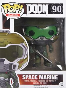 funko pop games: doom - space marine action figure