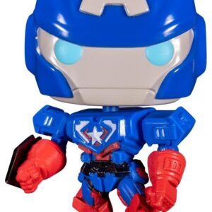 Funko Pop Marvel Avengers Mech Strike #829 - Captain America Glow in The Dark - Exclusive Special Edition Marvel Pop!