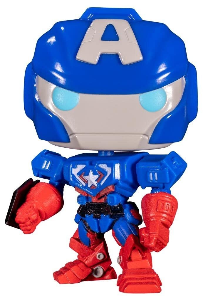 Funko Pop Marvel Avengers Mech Strike #829 - Captain America Glow in The Dark - Exclusive Special Edition Marvel Pop!