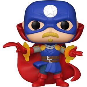 funko pop! marvel: infinity warps - soldier supreme glow in the dark, amazon exclusive