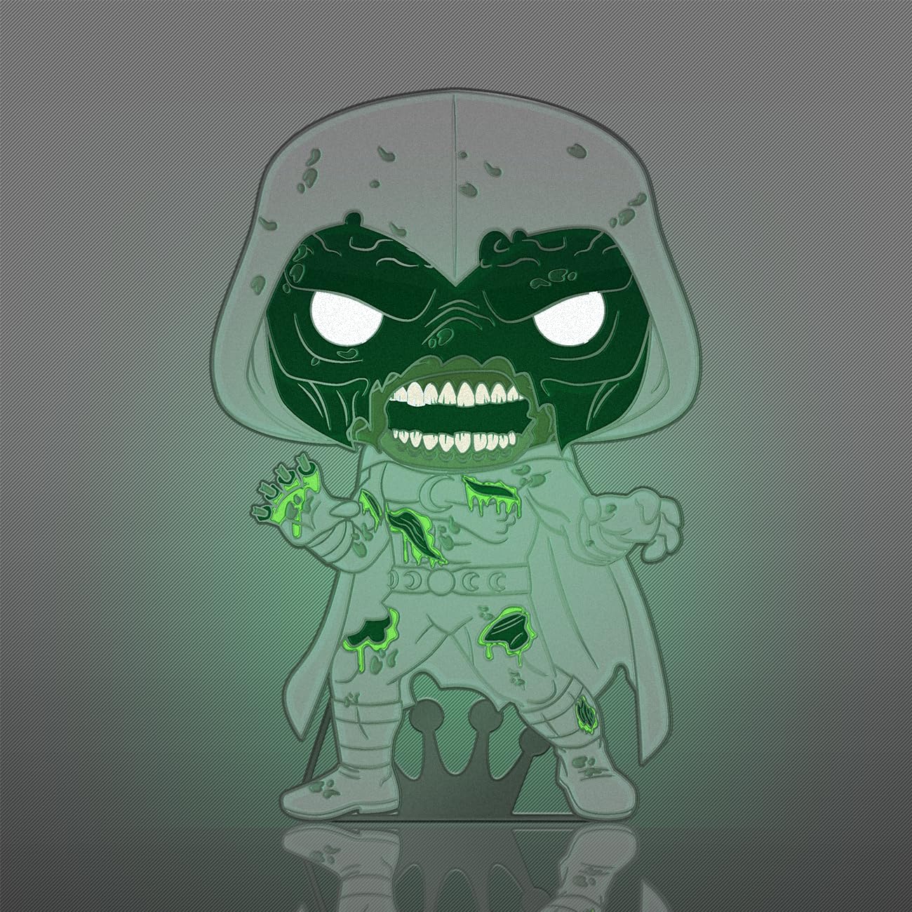 Funko Pop! Pin: Marvel Zombies: Zombie Moon Knight Glow in The Dark