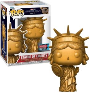 funko pop! marvel: spider-man no way home - statue of liberty, fall convention exclusive