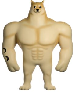 you tooz swole doge 5' tan vinyl figurine - meme collection