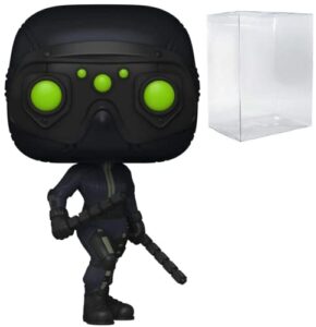 pop marvel: hawkeye - yelena belova [black widow] limited edition chase funko vinyl figure (bundled with compatible box protector case)