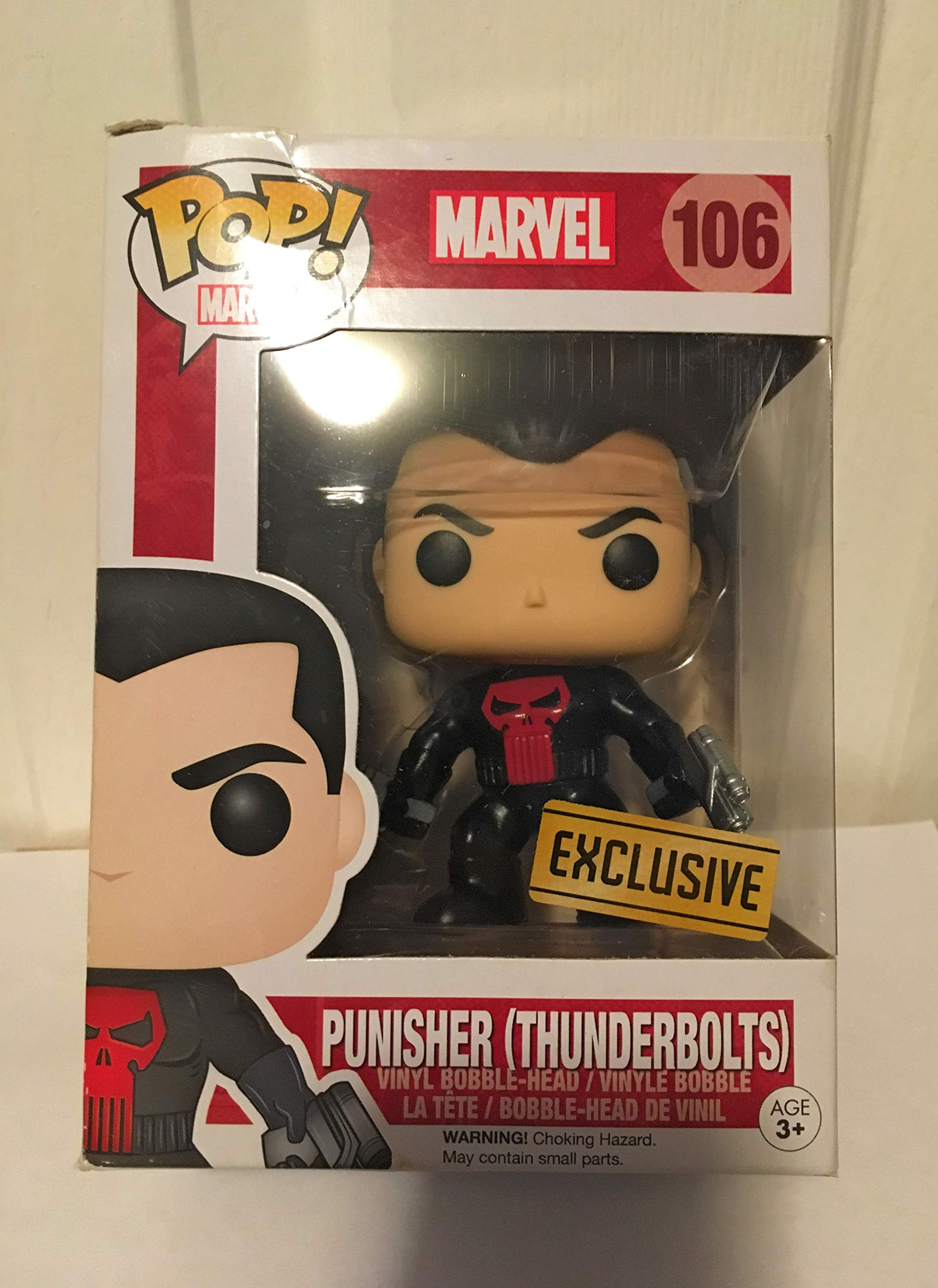 Funko Thunderbolts Punisher POP! Marvel Punisher Exclusive Vinyl Bobble Head #106