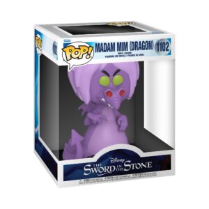 funko pop disney: sword in the stone - mim as dragon with chase (styles may vary), multicolor, 6 inches (49160)