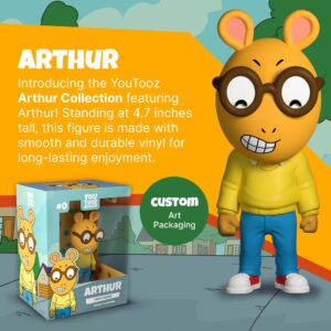 Arthur Vinyl Figure, 4.8" Aardvark Arthur Reed Action Figure - Youtooz Arthur Collection Based on Famous Animated TV Series