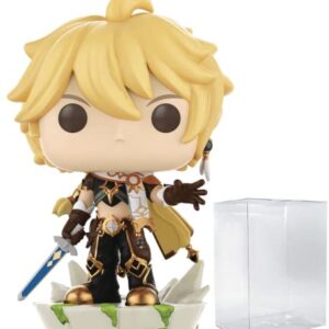 POP Genshin Impact - Aether Funko Vinyl Figure (Bundled with Compatible Box Protector Case), Multicolor, 3.75 inches