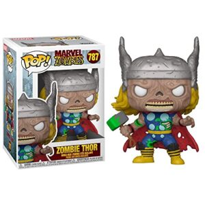 funko pop marvel zombies #787 - thor zombie - glow in the dark special edition figure 55646 - marvel figure