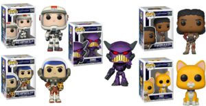 funko pop disney: lightyear- buzz lightyear (xl-01) buzz lightyear (xl-15) with sox izzy hawthorne sox and zurg