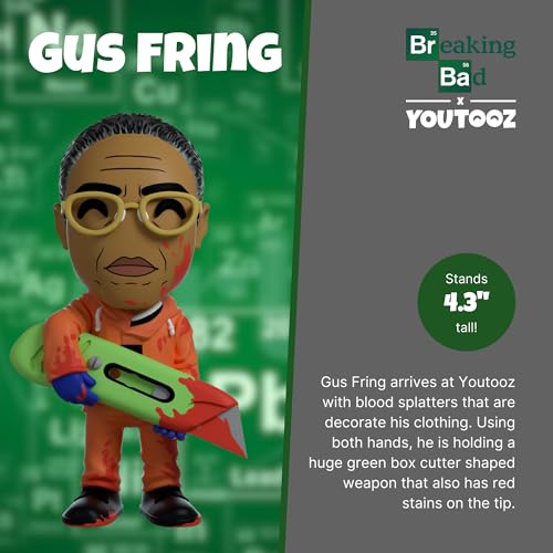 Youtooz Breaking Bad Gus Fring 4.6" Inch Vinyl Figure, Gusavo Fring from Breaking Bad, Los Pollos Hermanos Boss by Youtooz Breaking Bad Collection