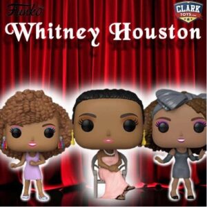 whitney houston funko pop! rocks complete set of 3