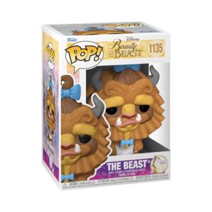 funko pop disney: beauty and the beast - beast with curls, multicolor, (57585)