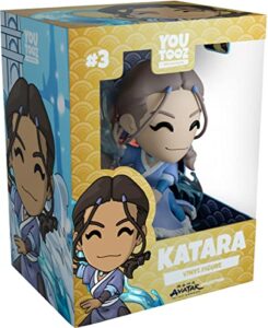 youtoooz katara vinyl figure, blue, grey, 4.1 in