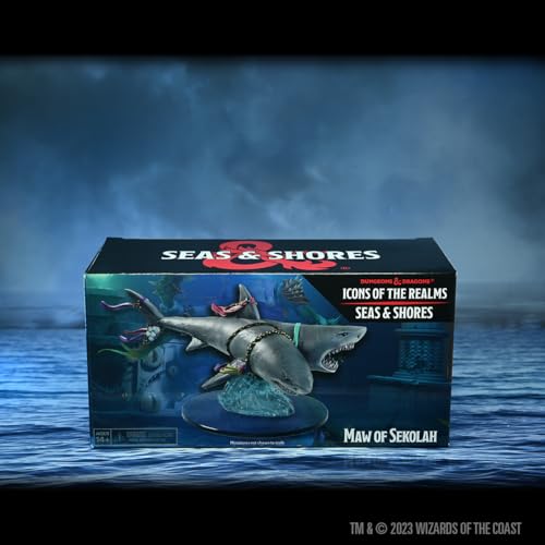 WizKids D&D Icons of The Realms: Seas & Shores - Maw of Sekolah Boxed Figure