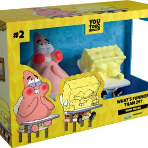 Youtooz Whats Funnier Than 24, 4" inch Vinyl Figure, Collectible Spongebob and Patrick from Funny Internet Meme What's Funnier Than 24 by Youtooz Spongebob Squarepants Collection