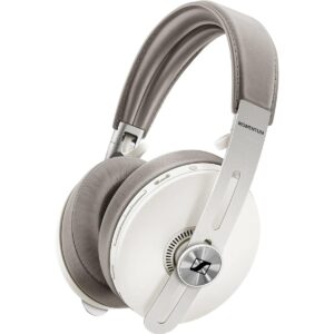 sennheiser momentum 3 wireless - active noise cancelling headphones with alexa, auto on/off, smart pause functionality and smart control app - white