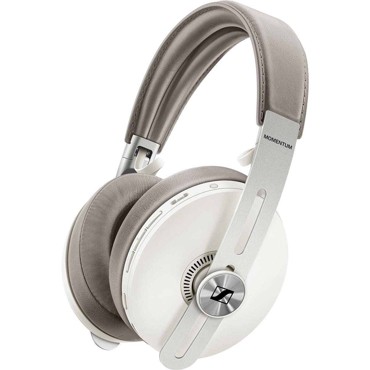 Sennheiser Momentum 3 Wireless - Active Noise Cancelling Headphones with Alexa, Auto On/Off, Smart Pause Functionality and Smart Control App - White