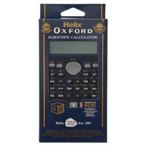 helix rc2072 oxford scientific calculator,black,22 x 14 x 2.2 cm