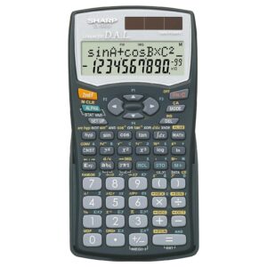 sharp el-506wbbk scientific calculator